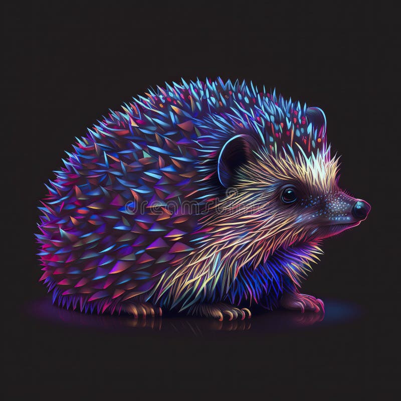 Neon Hedgehog Stock Illustrations – 119 Neon Hedgehog Stock ...