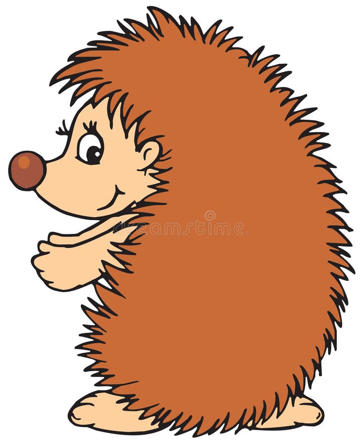 Hedgehog (vector clip-art) stock vector. Illustration of kiddish - 3279410
