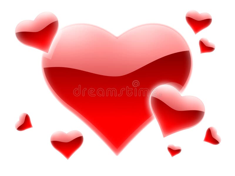 Sterk Hart vector illustratie. Illustration of oefening - 4184097