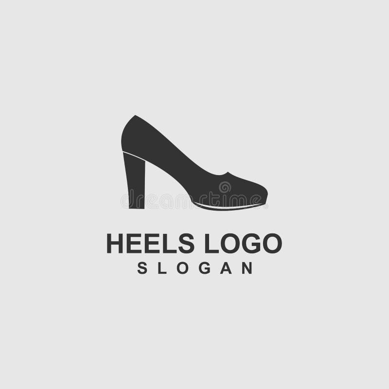 Heels logo template stock illustration. Illustration of high - 166736298