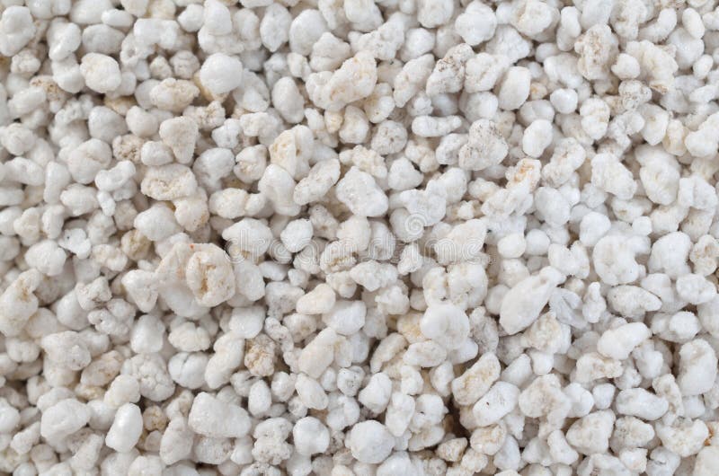Heep of Expanded Perlite for for Agriculture. Background Stock Image ...