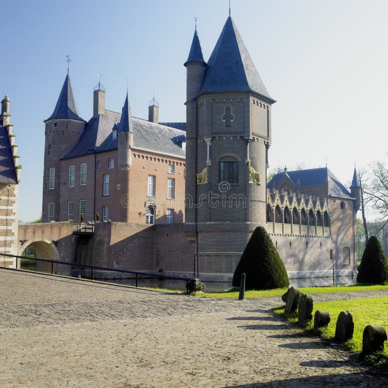 Heeswijk Castle stock image. Image of building, architecture - 16928001