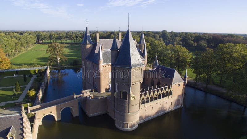 The Heeswijk Castle stock photo. Image of gate, bailey - 128780978