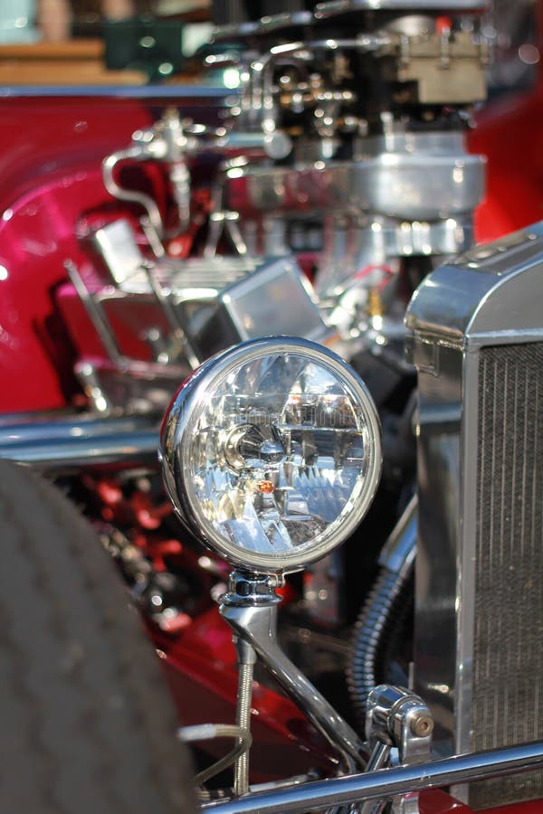 Heet Rod Car stock foto. Image of koplamp, band, olie - 30976938
