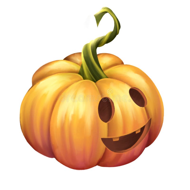 Hefboom Van Lantern Halloween Pomkin. Geïsoleerd Op Wit. Stock ...