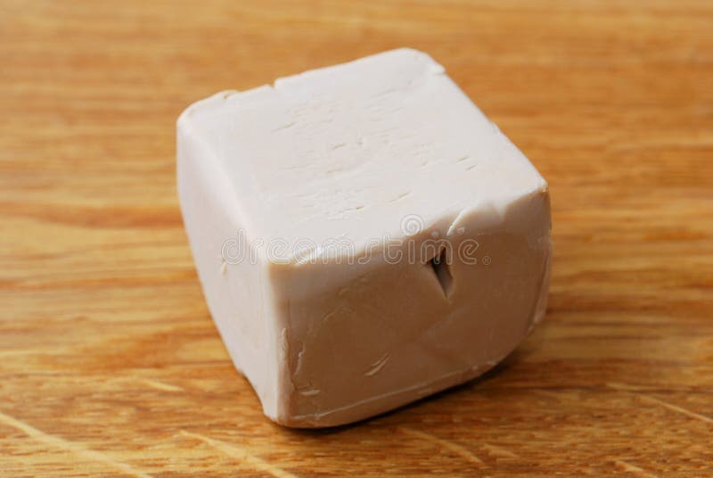 Hefe stockfoto. Bild von block, haupt, gärung, brot, gebacken - 8664654