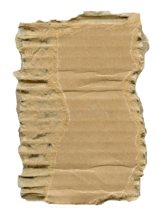 Heftige Pappe getrennt stockfoto. Bild von karton, gewölbt - 47318716