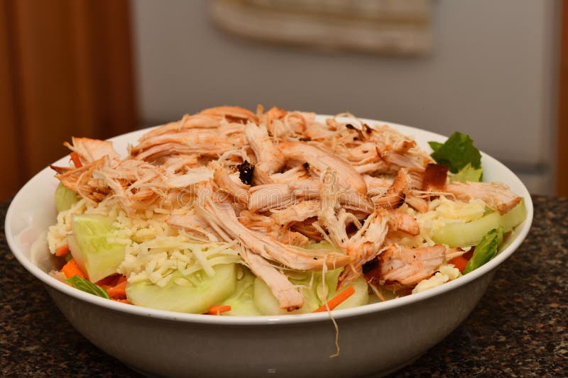 Chicken salad. stock image. Image of food, nutrition - 327624437