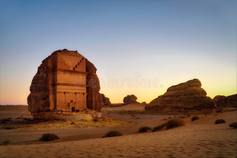Hegra Alula in Saudi Arabia Taken in January 2022 Stock Photo - Image ...
