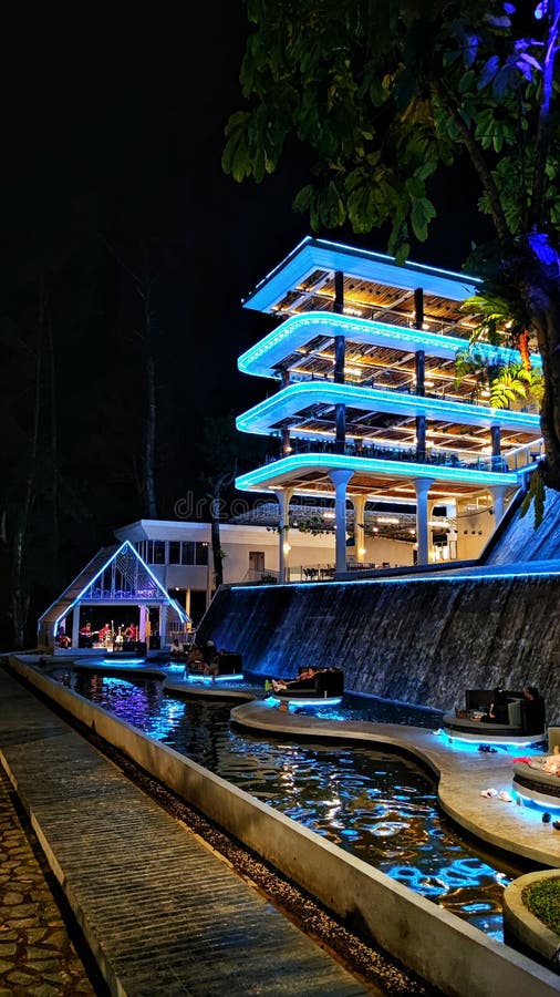 HeHa Waterfall at Puncak Bogor Stock Image - Image of architecture ...