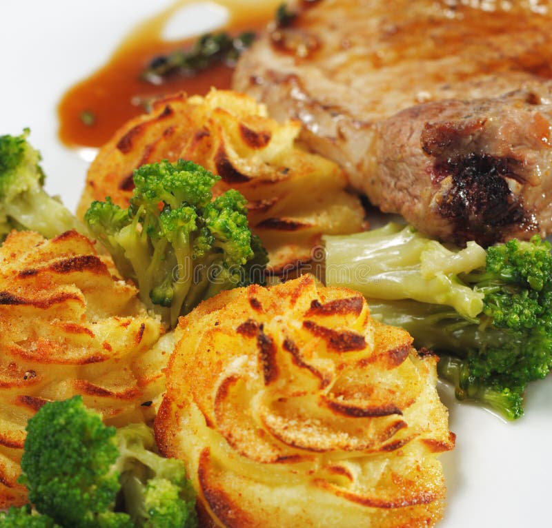 Heiße Fleisch Teller-Verkleidung Des Rindfleisches Stockfoto - Bild von ...