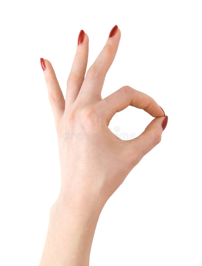 Handzeichen-O.K. vektor abbildung. Illustration von hintergrund - 62602193