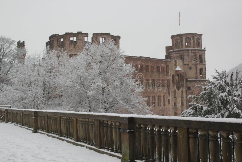 Heidelberg castle garden stock image. Image of romance - 48543425