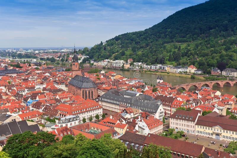 Heidelberg skyline stock photo. Image of germany, famous - 31920230