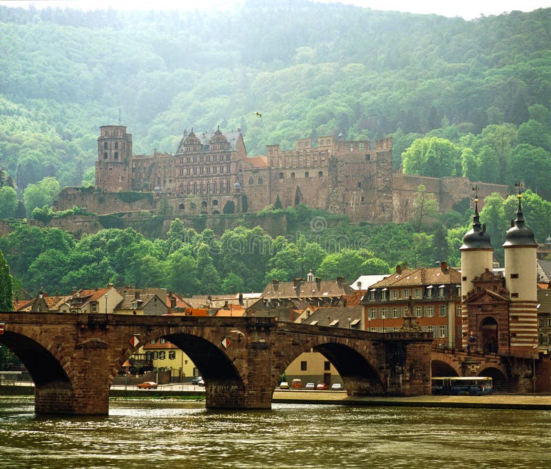 Heidelberg, Germany stock photo. Image of architecture - 53651814