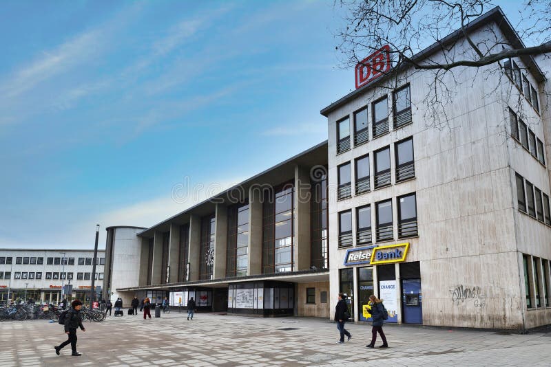 Heidelberg Train Station during Night Time Stock Photo - Image of ...