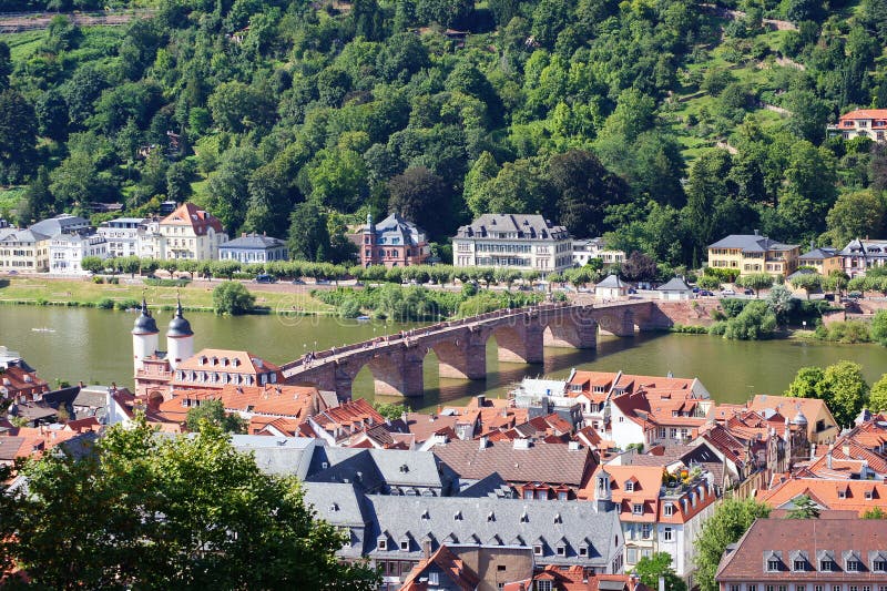 Heidelberg stock image. Image of river, bridge, neckar - 33538521