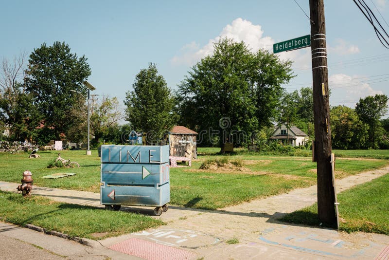 The Heidelberg Project in Detroit, Michigan Stock Image - Image of ...