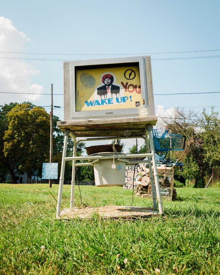 The Heidelberg Project in Detroit, Michigan Stock Photo - Image of ...