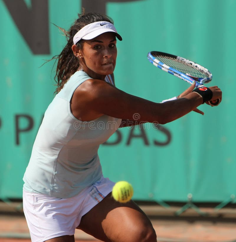 Heidi EL TABAKH (CAN) at Roland Garros 2010 Editorial Stock Image ...