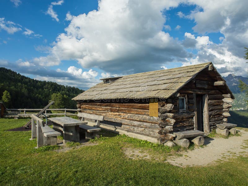 Heidi hut stock photo. Image of heidi, alps, switzerland - 157106432