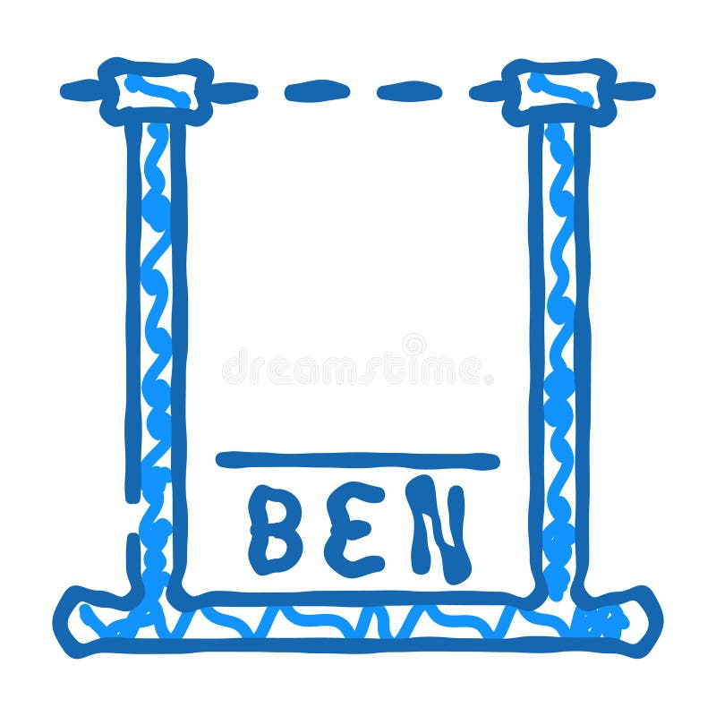 Height Control Parking Gate Icon Doodle Illustration Stock Vector ...