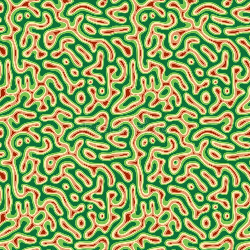 Height Depth Scale Colors Seamless Turing Pattern Stock Vector - Illustration of geometric ...