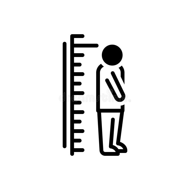 Height Icon In Trendy Design Style. Height Icon Isolated On White ...