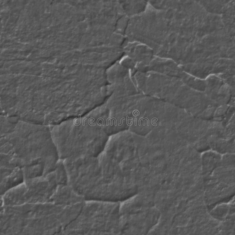 Height Map Texture Dirty Wall with Broken Cement Plaster, Height ...