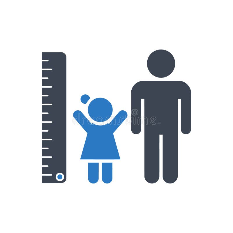 Height Measurement icon stock vector. Illustration of people - 361702383