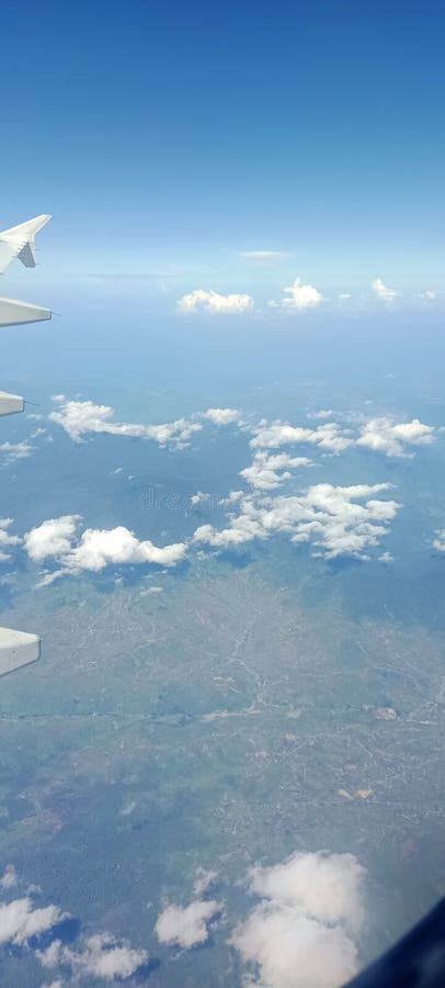 From a Height of Thousands of Miles from Sea Level Can Look Down in the ...