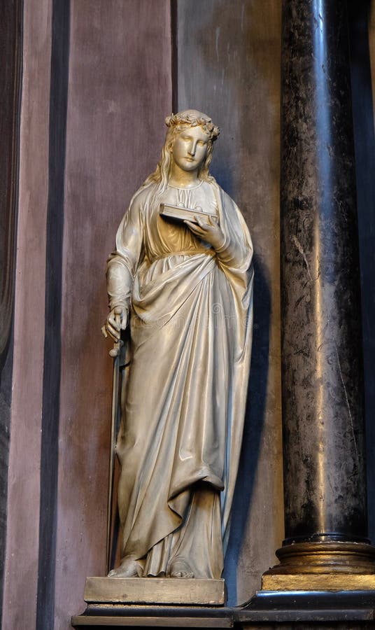 Heilige Lucia stockfoto. Bild von katholizismus, celebrate - 95348110