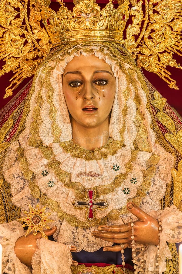 Heilige Week in San Fernando, Cadiz, Spanje Gebed Van Onze Lord in De ...