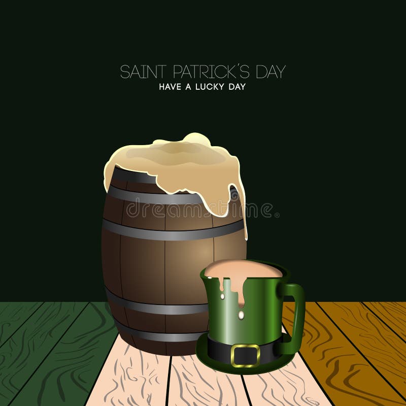 Heiliger Patrick-Tag vektor abbildung. Illustration von irisch - 87464777
