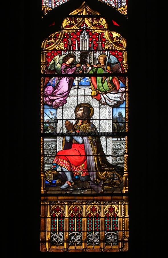 Heiliges Ladislaus I Von Ungarn Stockfoto - Bild von glaube, religion ...