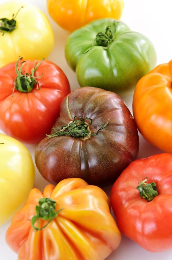 Heirloom tomatoes stock image. Image of heirloom, freshness - 9717319