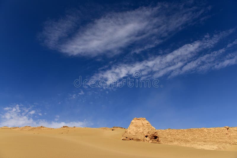 The Heishui city ruins stock image. Image of cumulus - 48666675