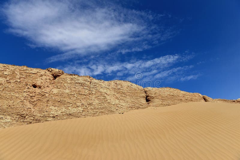 The Heishui city ruins stock image. Image of sahara, plateau - 48666715