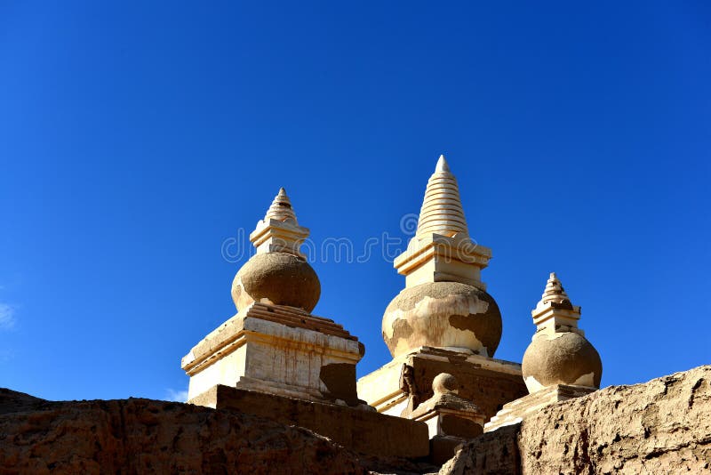 The Heishui city ruins stock image. Image of western - 48667309