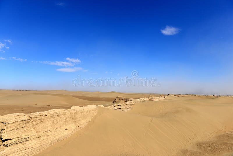 The Heishui city ruins stock photo. Image of sand, heishui - 48667490