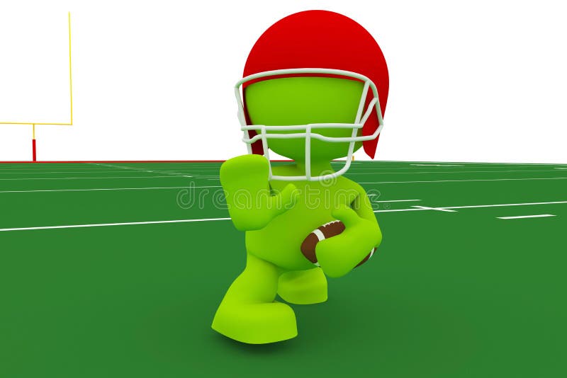 Heisman stock illustration. Illustration of person, palm - 17890552