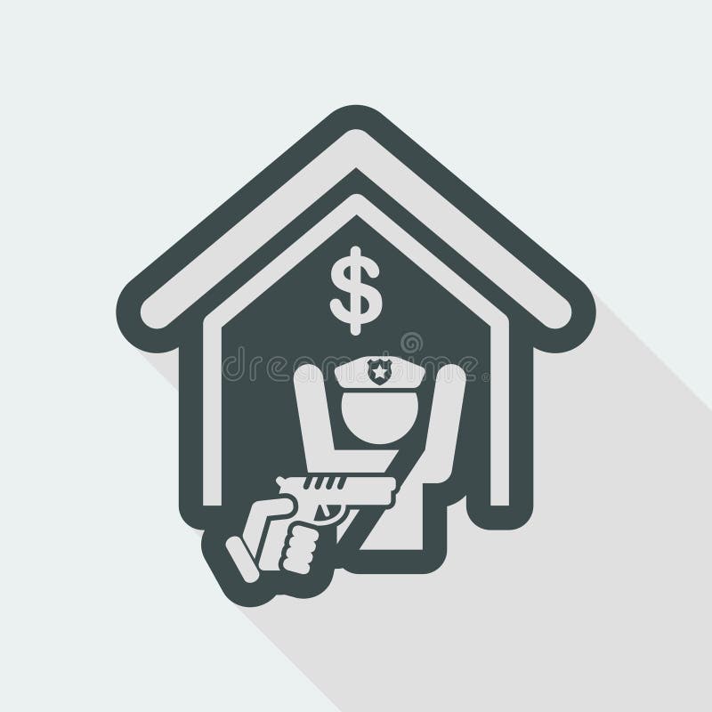 Heist icon stock vector. Illustration of offense, burglary - 118521323