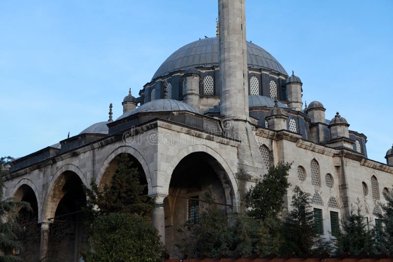 Hekimoglu Ali Pasha Mosque in Fatih, Istanbul. Stock Image - Image of ...