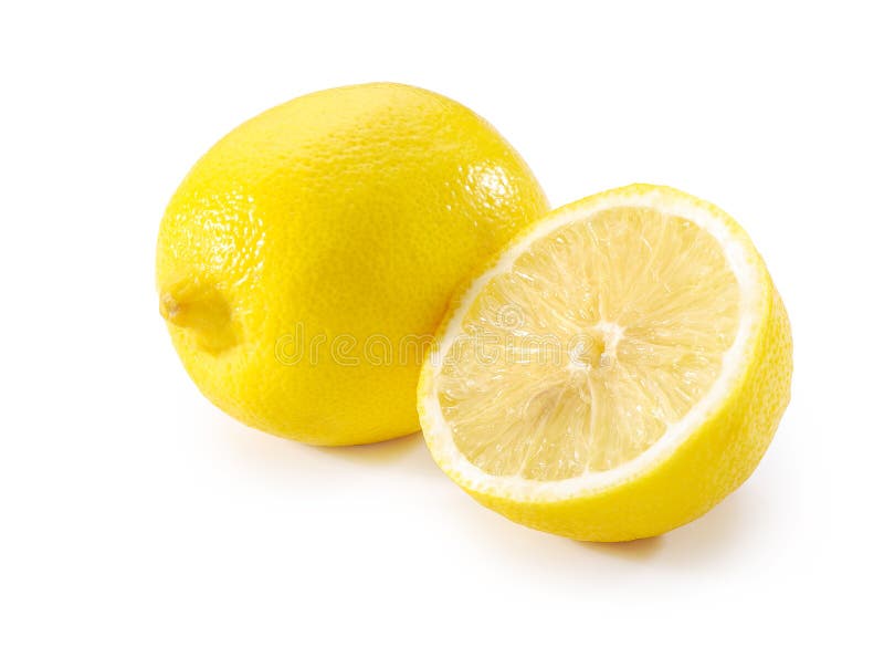 Hel Citron Och Halv Närbild Fotografering för Bildbyråer - Bild av ...