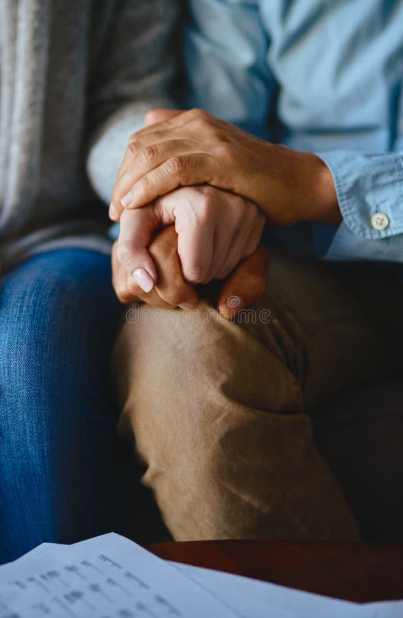Held in the Strength and Support of Each Other. Closeup Shot of a ...
