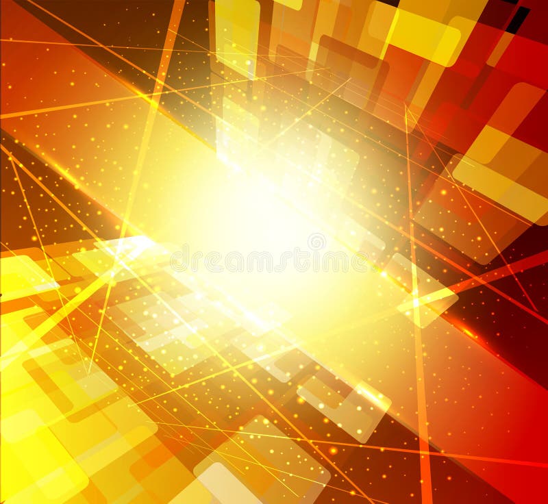 Helder-gele Abstracte Vector Als Achtergrond Vector Illustratie ...