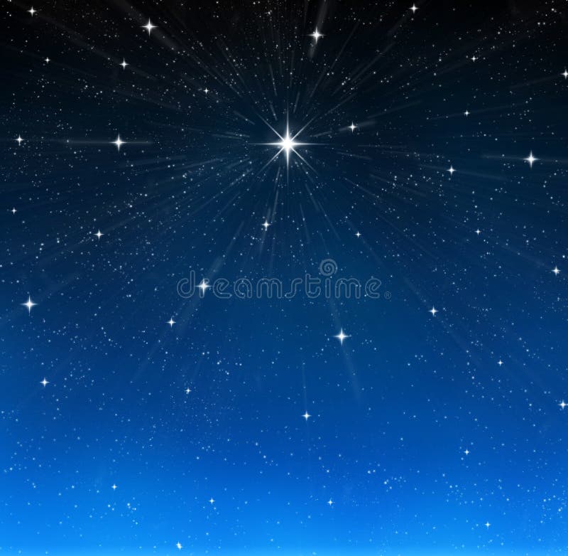 Heldere glanzende ster vector illustratie. Illustration of wens - 12083237