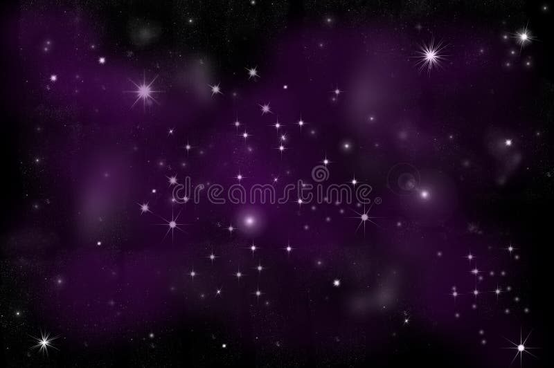 Heldere Ster in ruimte stock illustratie. Illustration of avond - 17032942