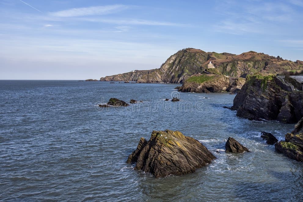 Hele Bay in North Devon stock image. Image of great, rocky - 89507945