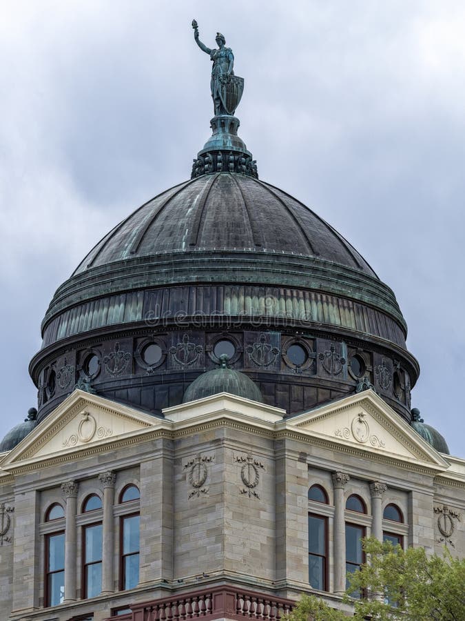 Helena, Montana, USA - August 19, 2024: the Copper Dome of the State ...